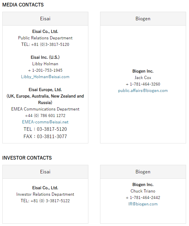 “LEQEMBI® Intravenous Infusion” (Lecanemab) for the Treatment of ...